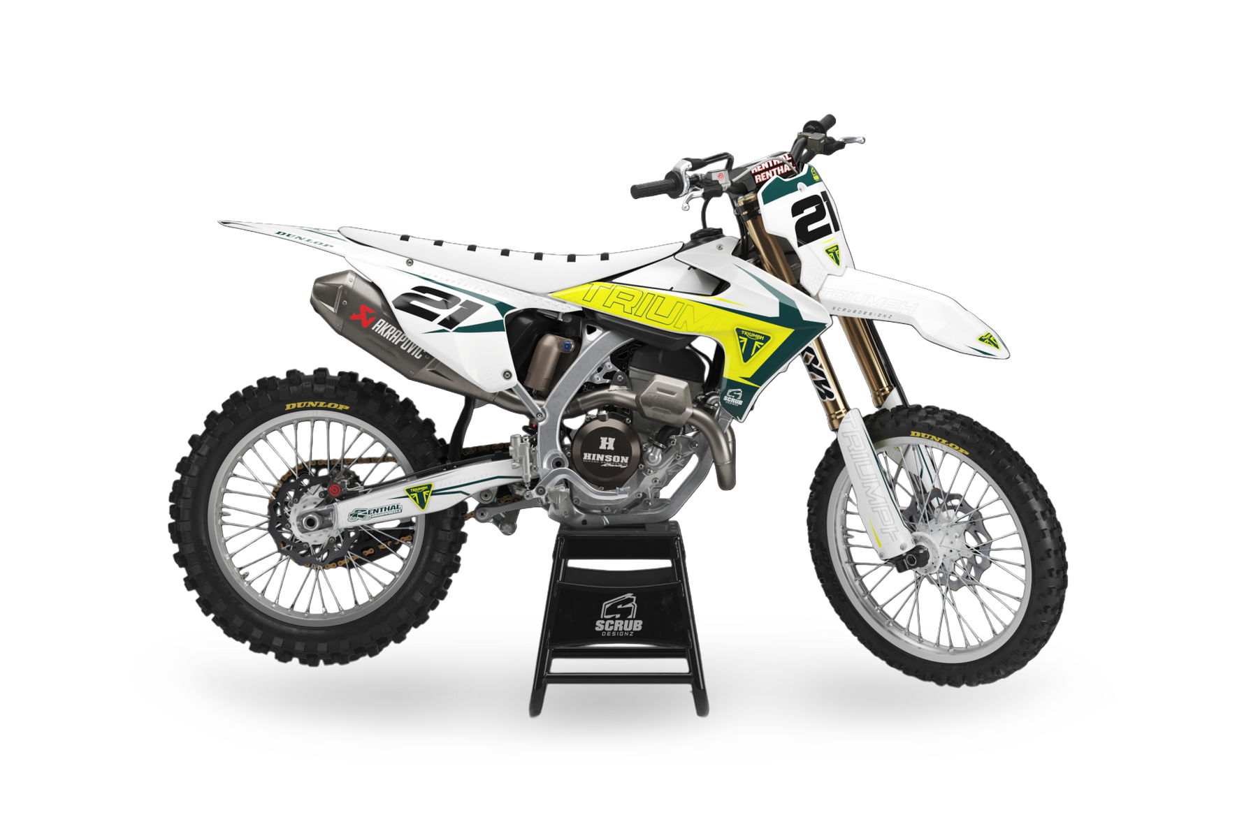 Dekor Factory Fliek White Limited Edition passend für Triumph - Diller ...